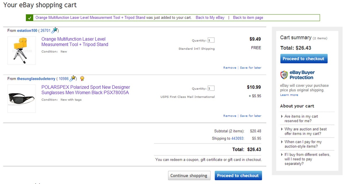 Покупки на eBay / Вики и блоги / gSconto